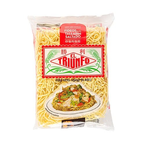 Fideo Seco El Triunfo en Bolsa de 250g. | (CHOW MEIN)
