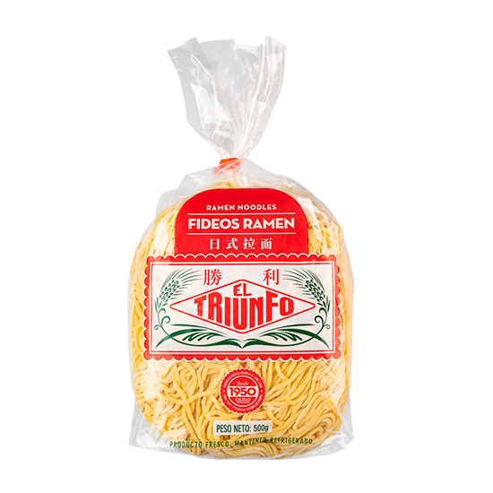 Fideo Ramen El Triunfo en Bolsa de 500g. | Fideo Japonés